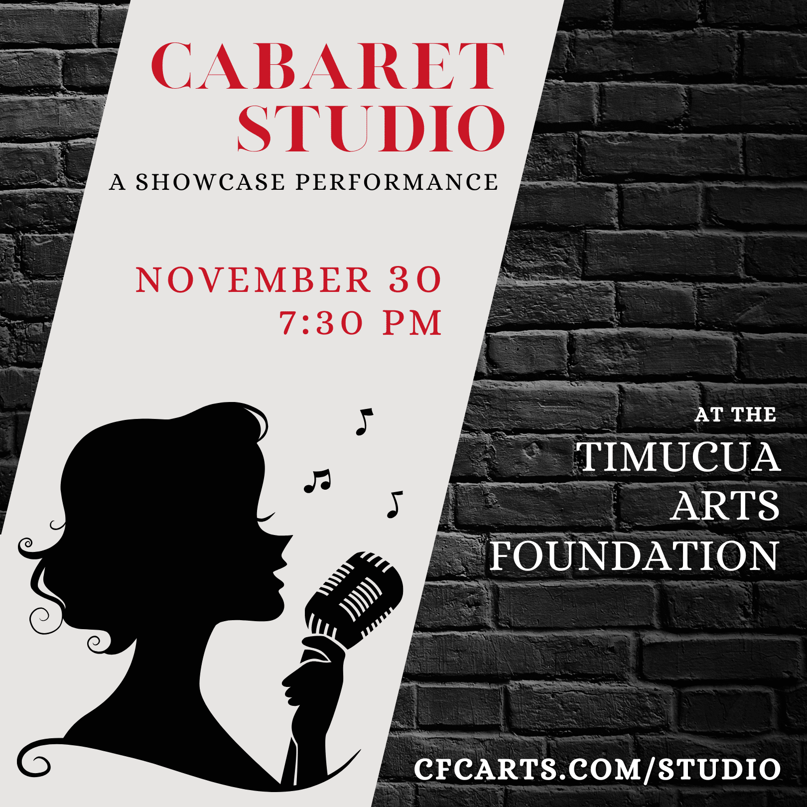 Cabaret Studio: A Showcase Performance - CFCArts